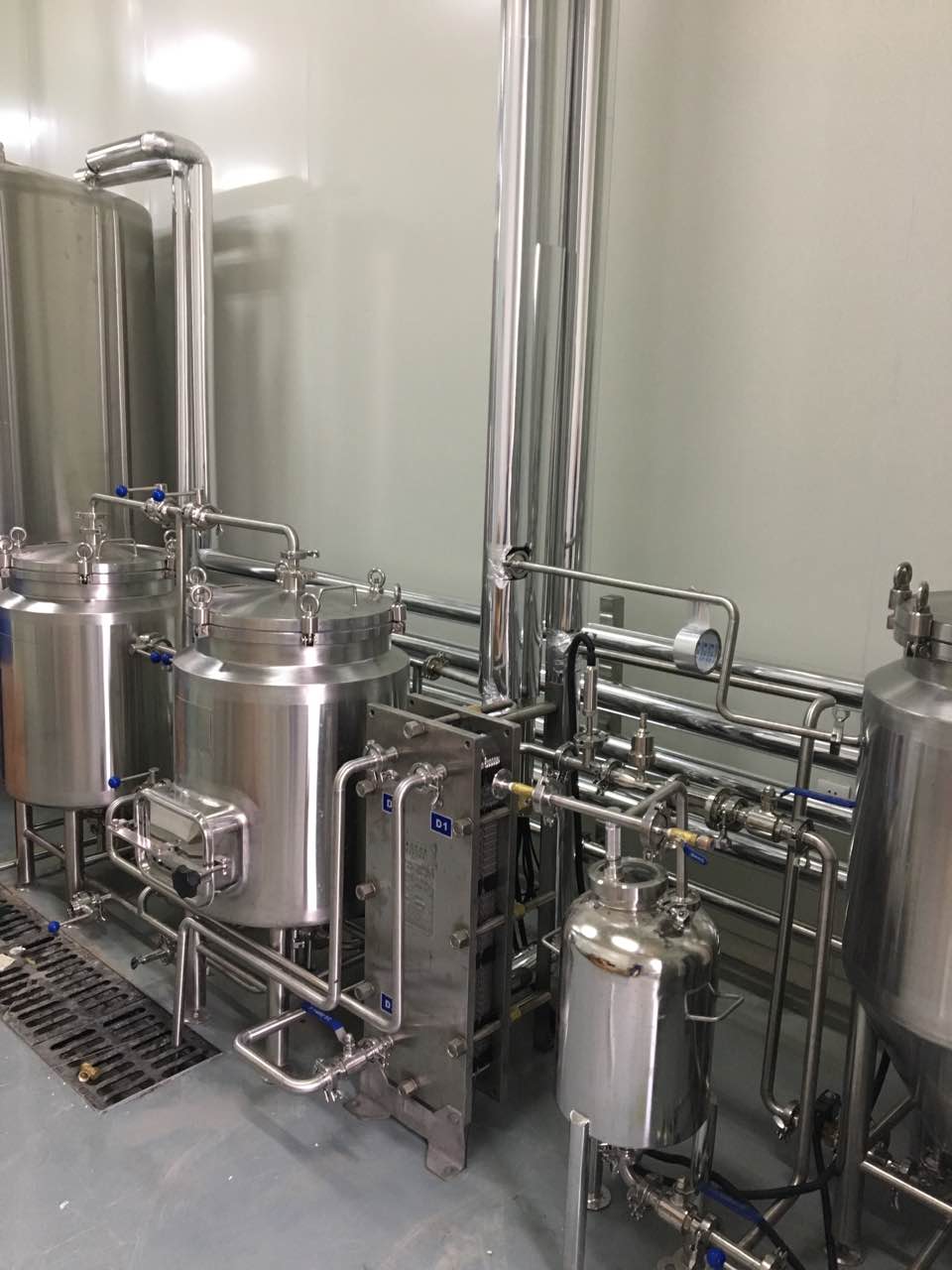 2BBL 300L steam heating Micro beer brewery making system equipment for ...